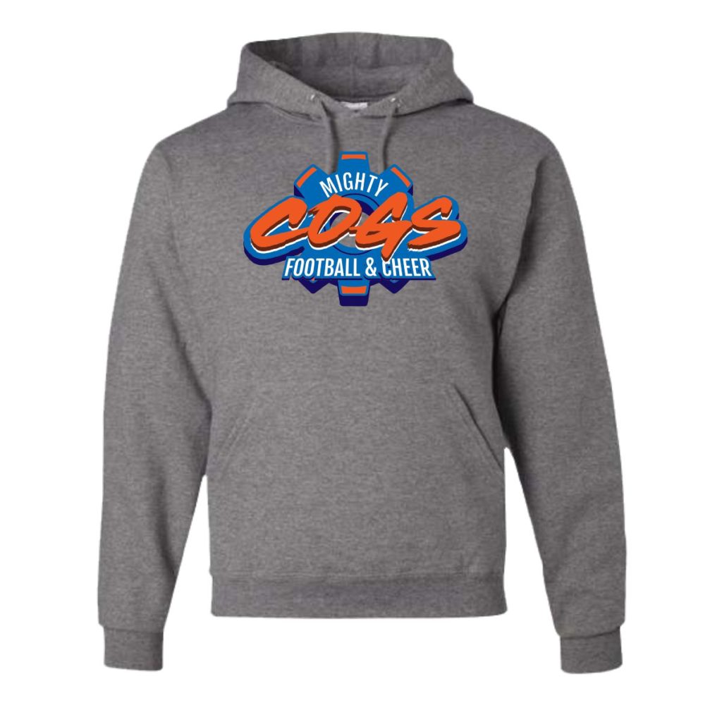 Mighty Cogs Adult & Youth Hooded Sweatshirt | HyperStitch, Inc