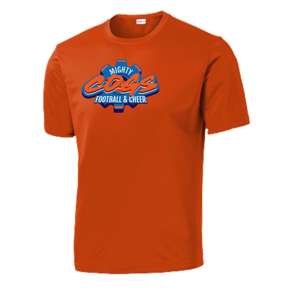 Mighty Cogs Performance Adult & Youth Tee | HyperStitch, Inc