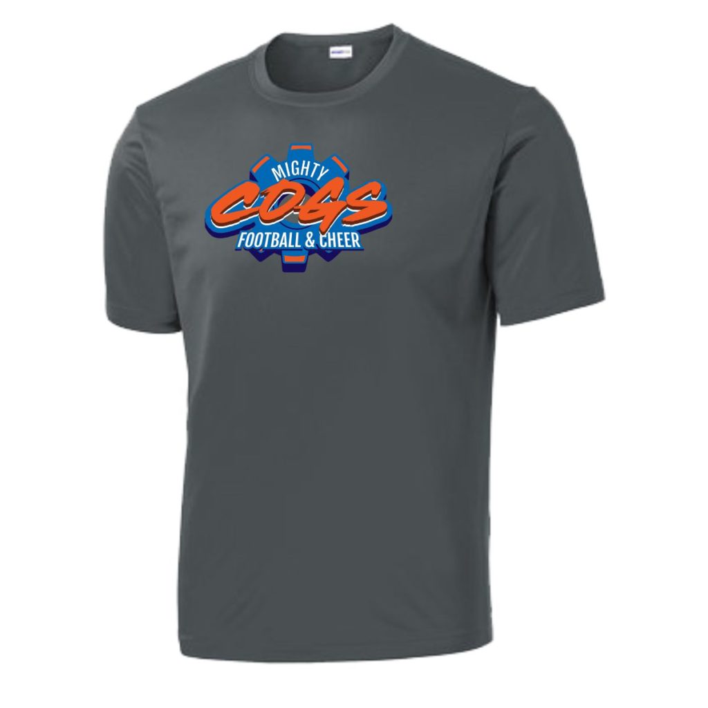 Mighty Cogs Performance Adult & Youth Tee | HyperStitch, Inc